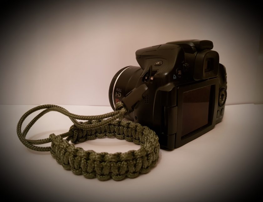 3mm Paracord camera wrist strap - The Squirrels Nuts
