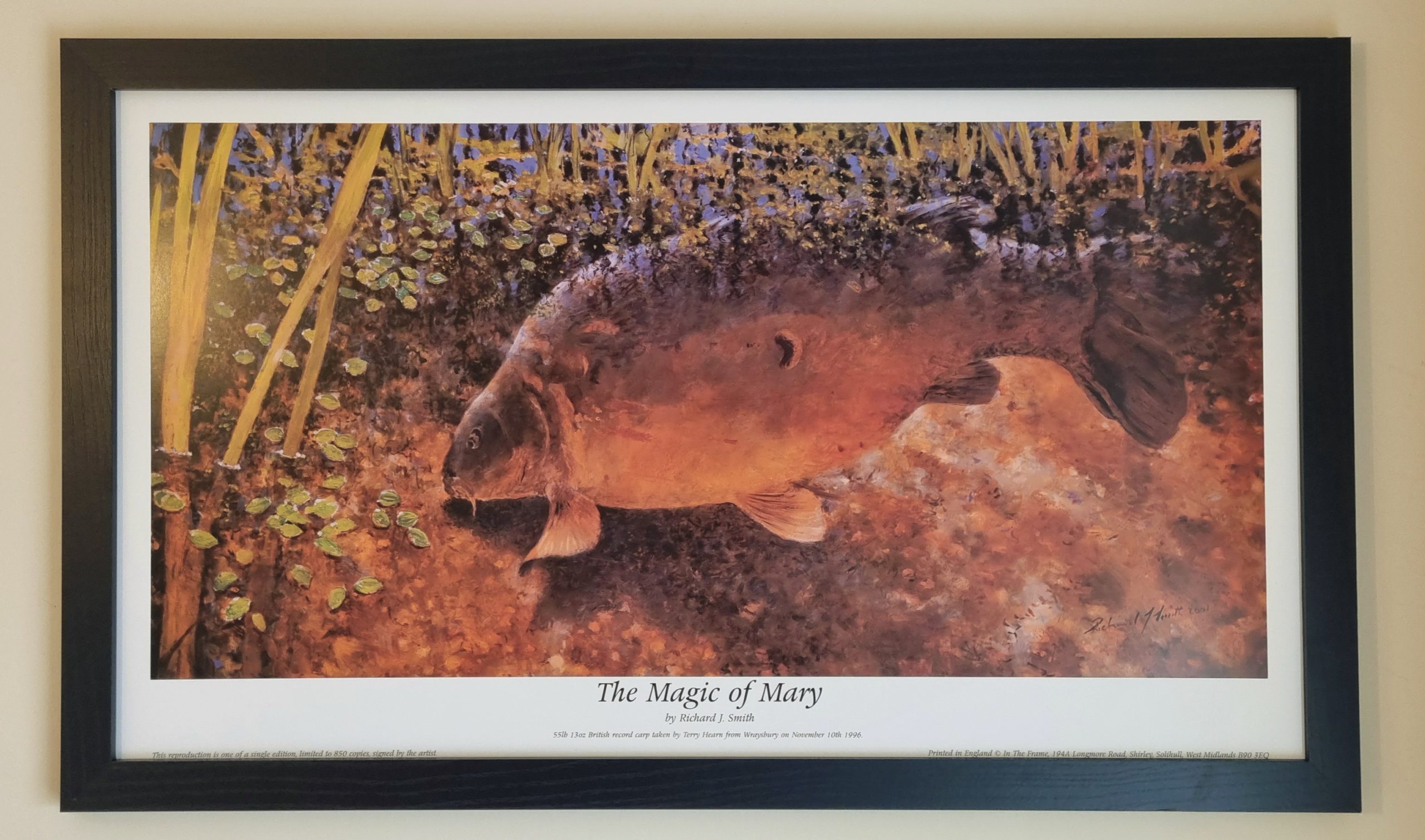 Magic Of Mary Signed Carp Print - The Squirrels Nuts