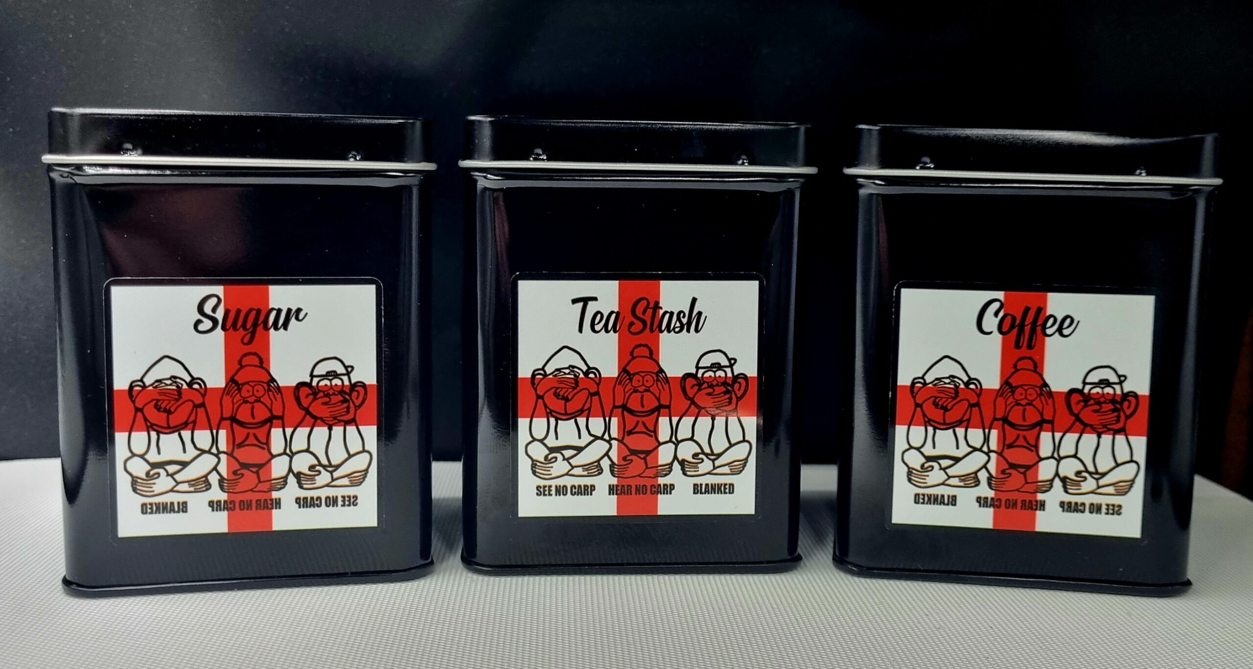 Carp Fishing Caddy Tins - The Squirrels Nuts