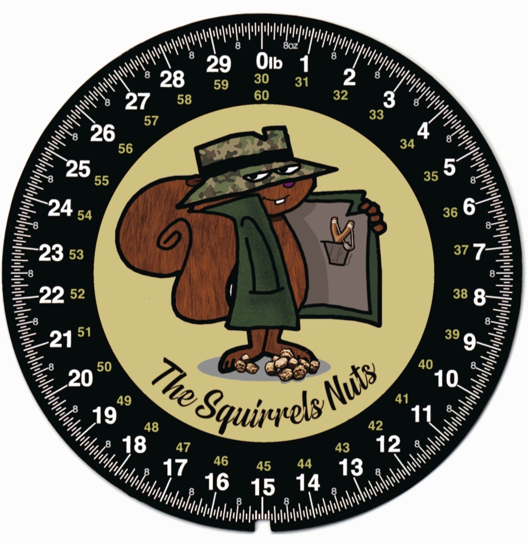 Secret Squirrel Aluminium Scale Plate - The Squirrels Nuts