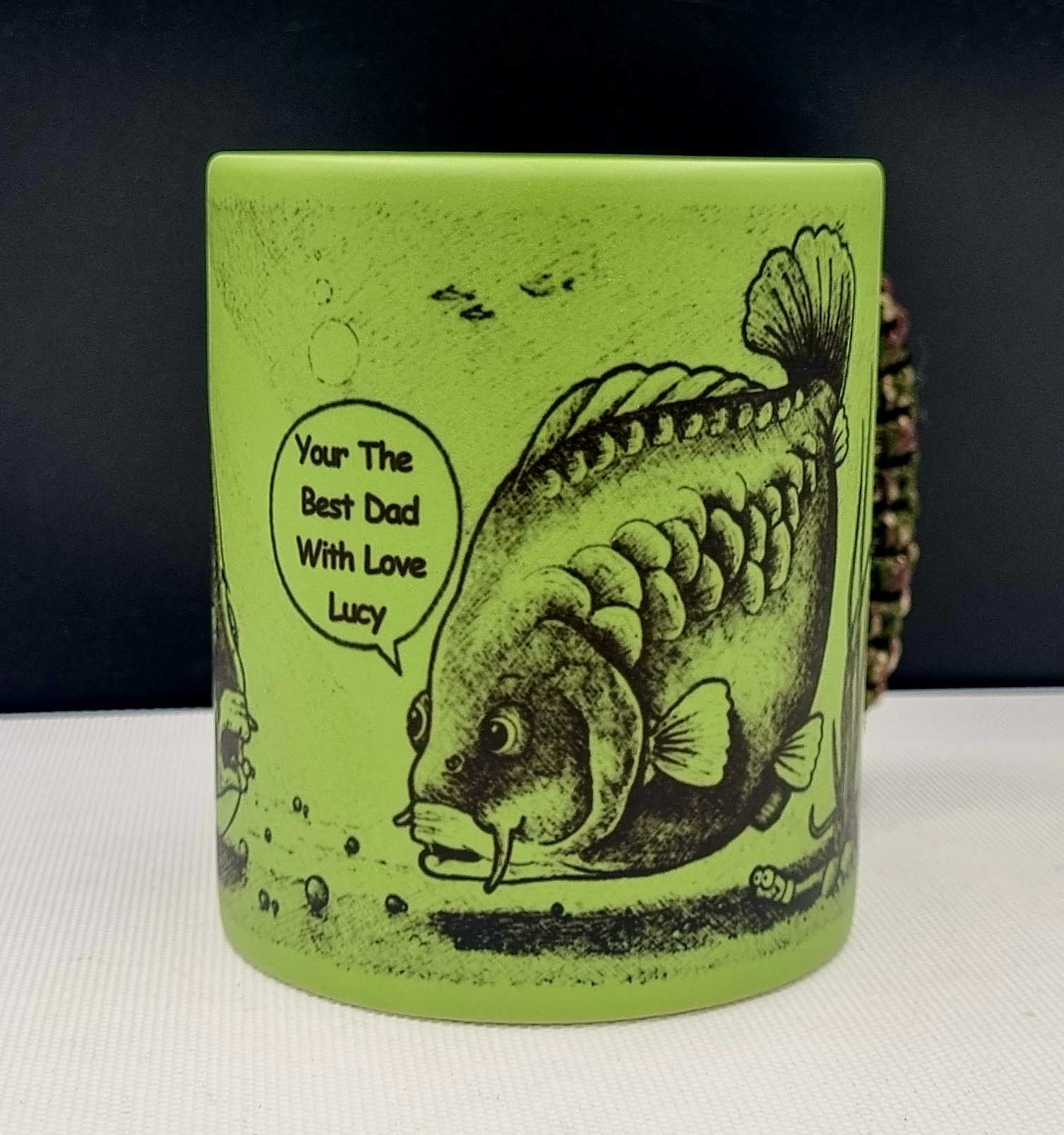 Personalised Carp Fishing Mug - The Squirrels Nuts