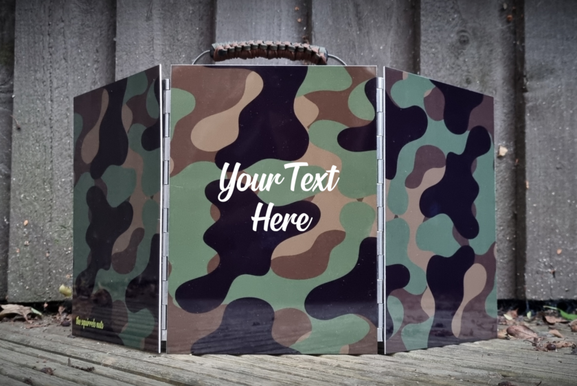 Carp Fishing Personalised Camo Windshield - The Squirrels Nuts