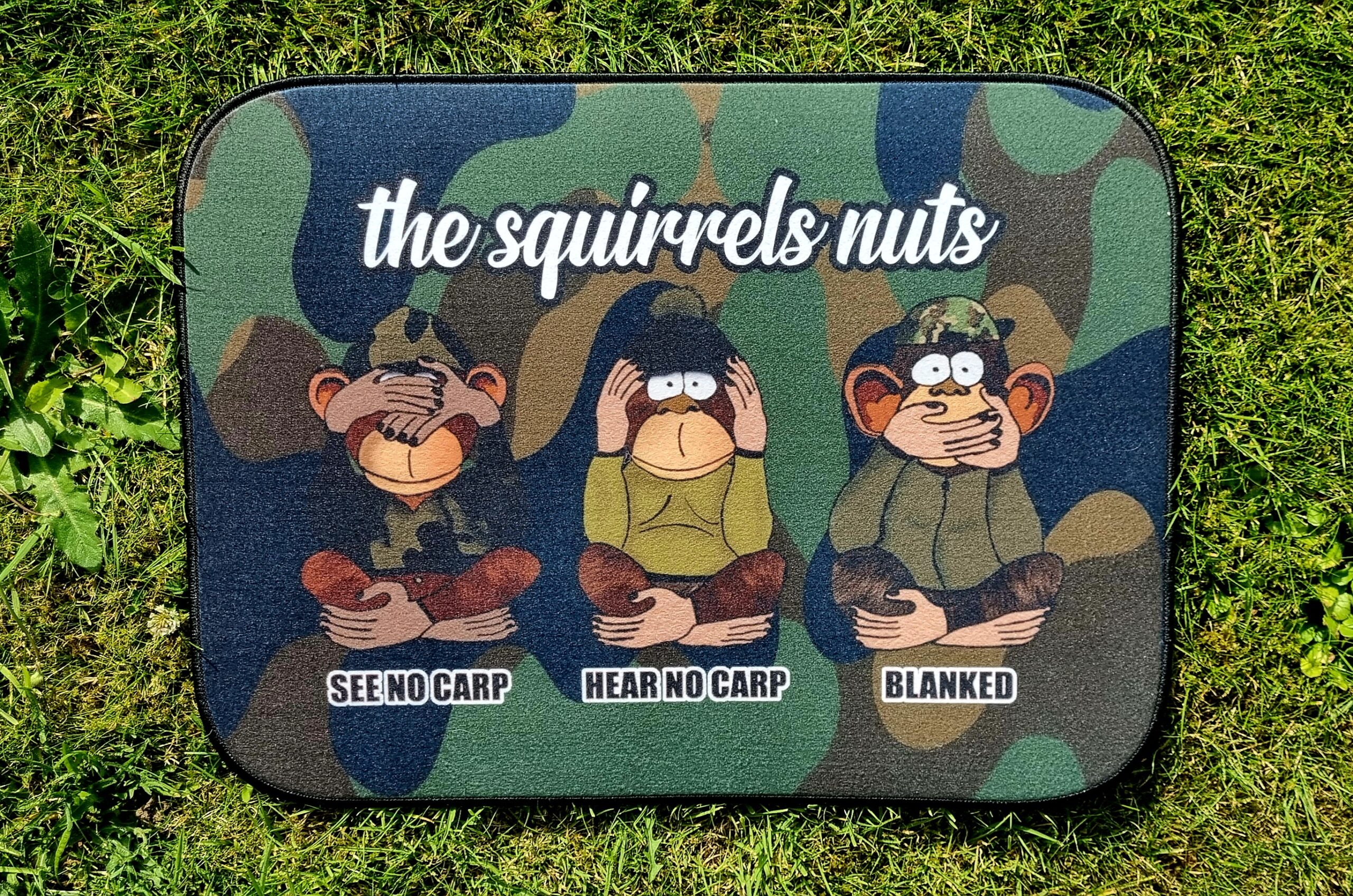 Heavy Duty Carp Fishing Reel Splash Mats - The Squirrels Nuts